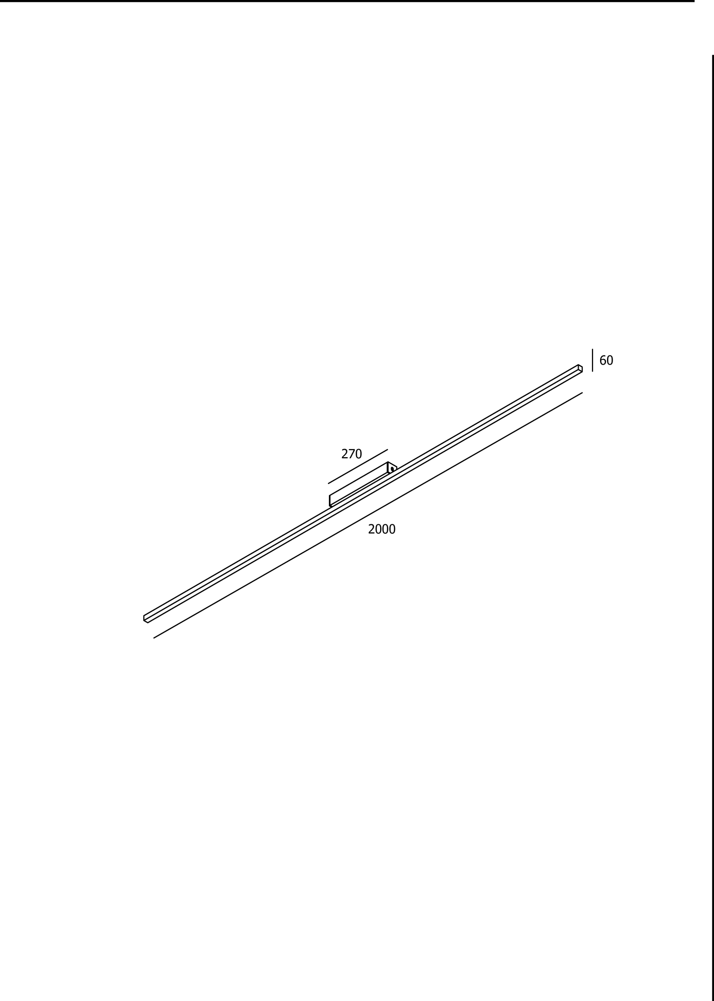 Barr Ceiling Down 2M - Ledlab